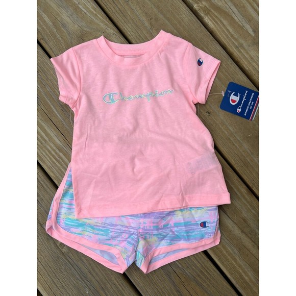 Champion | Matching Sets | New Champion Short Sleeve Brushstroke Tee ...